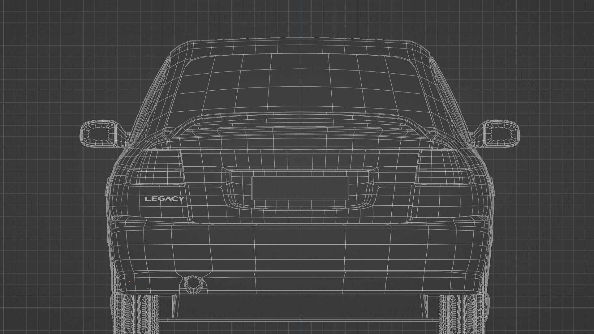 Subaru Legacy - Free Blender model free 3D model rigged | CGTrader