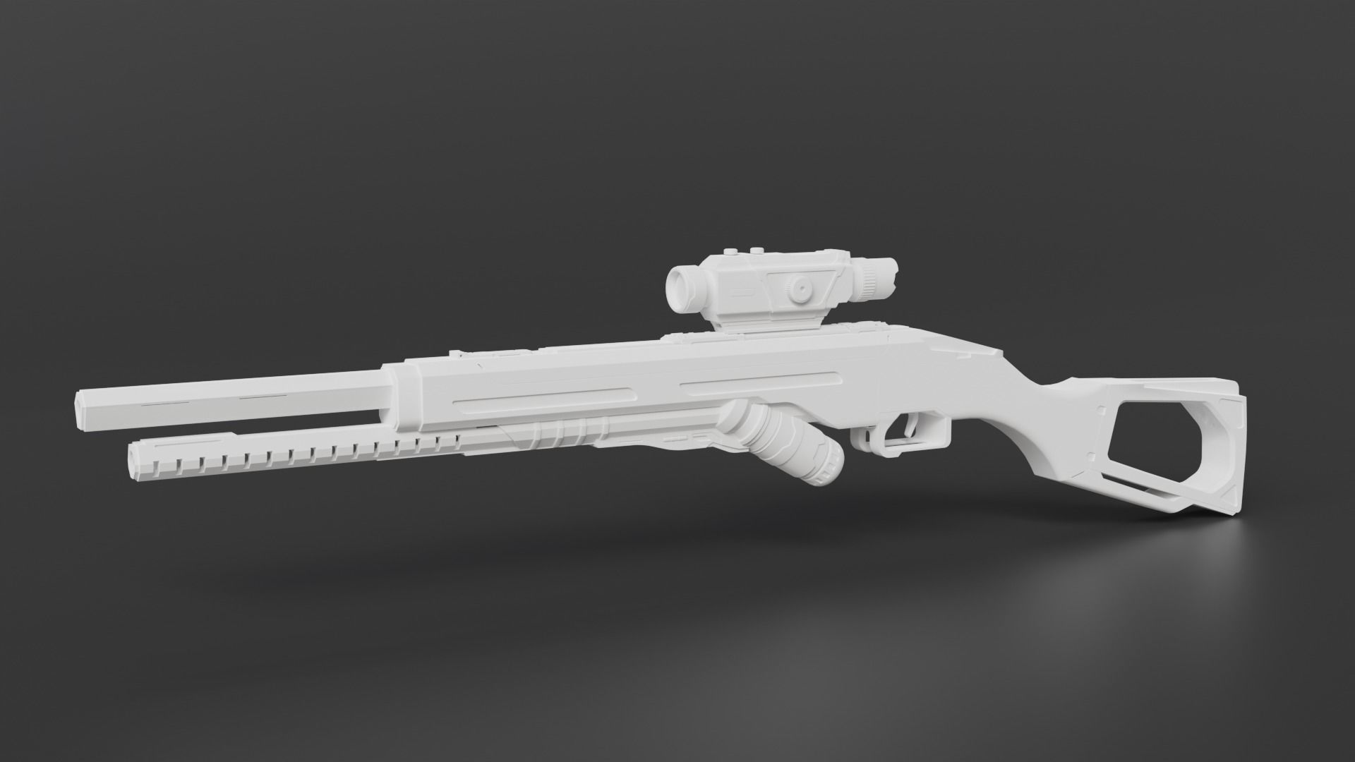 Sci-Fi Rifles Game Asset 3D Model 3D model | CGTrader