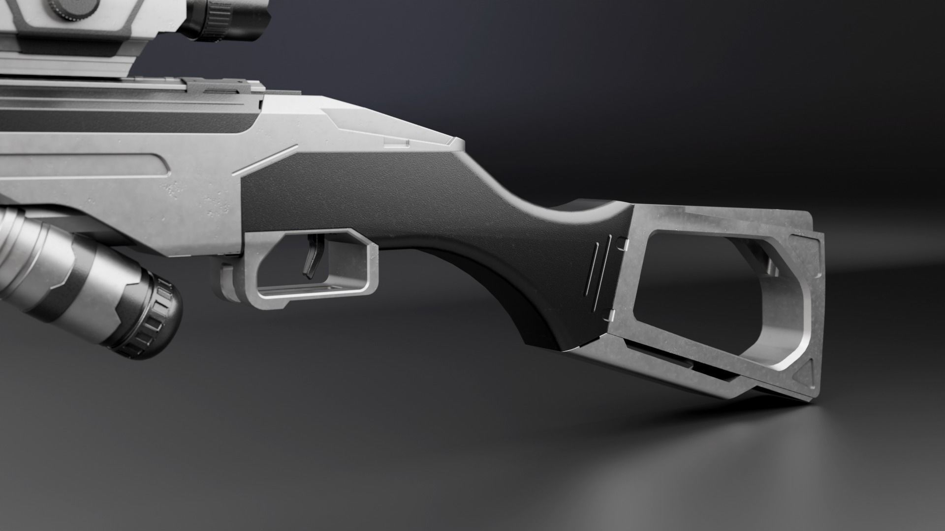 Sci-Fi Rifles Game Asset 3D Model 3D model | CGTrader