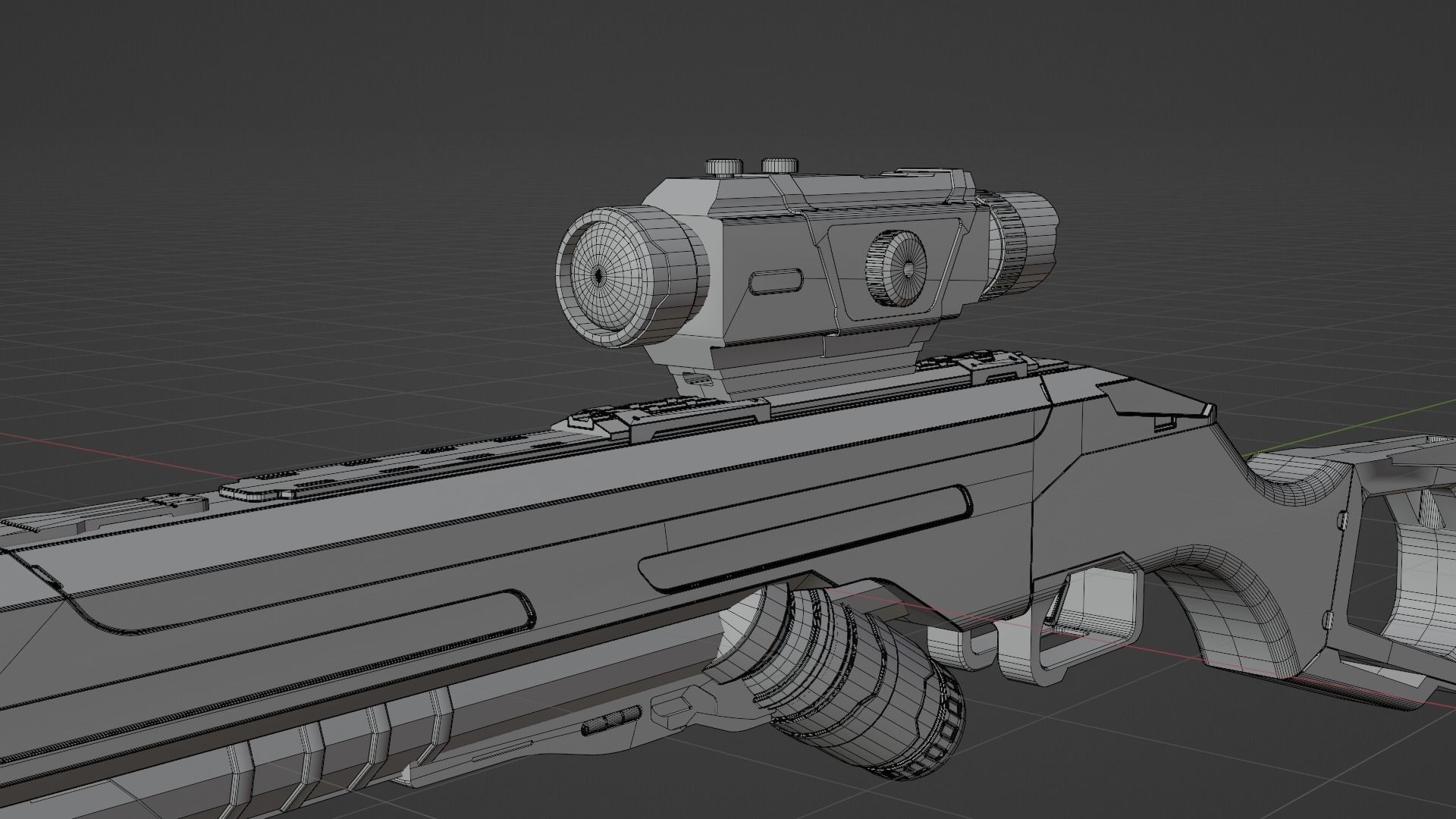 Sci-Fi Rifles Game Asset 3D Model 3D model | CGTrader