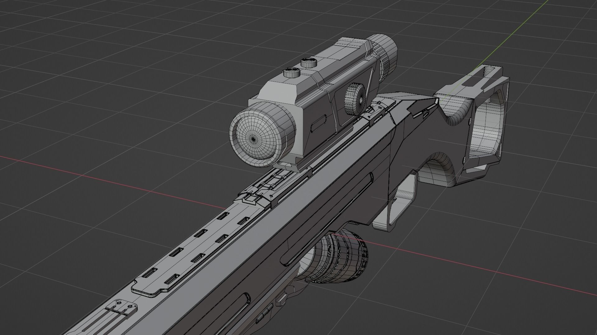 Sci-Fi Rifles Game Asset 3D Model 3D model | CGTrader