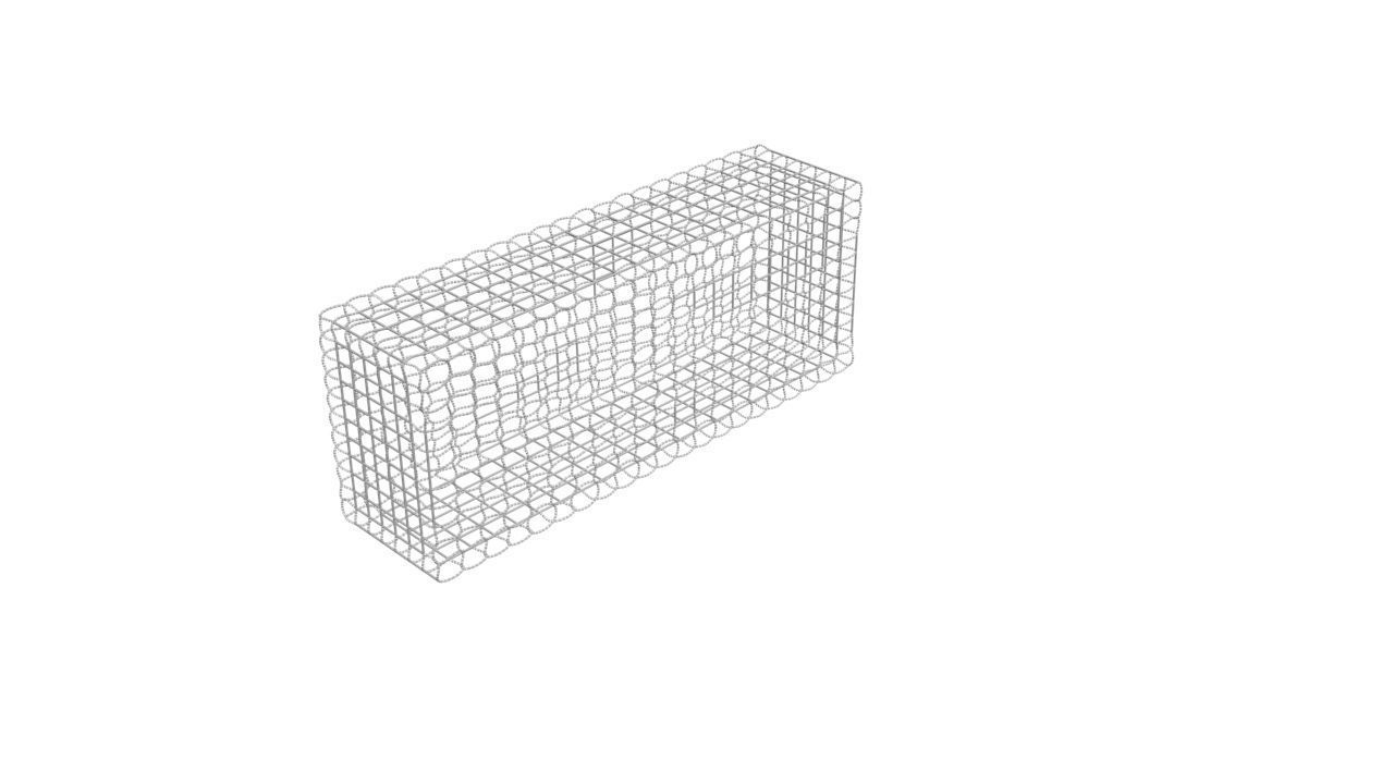 Gabion Wall 3D model animated | CGTrader