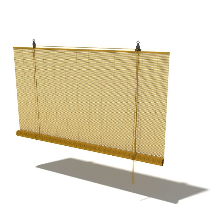 Cream Colored Window Blind 3D model | CGTrader