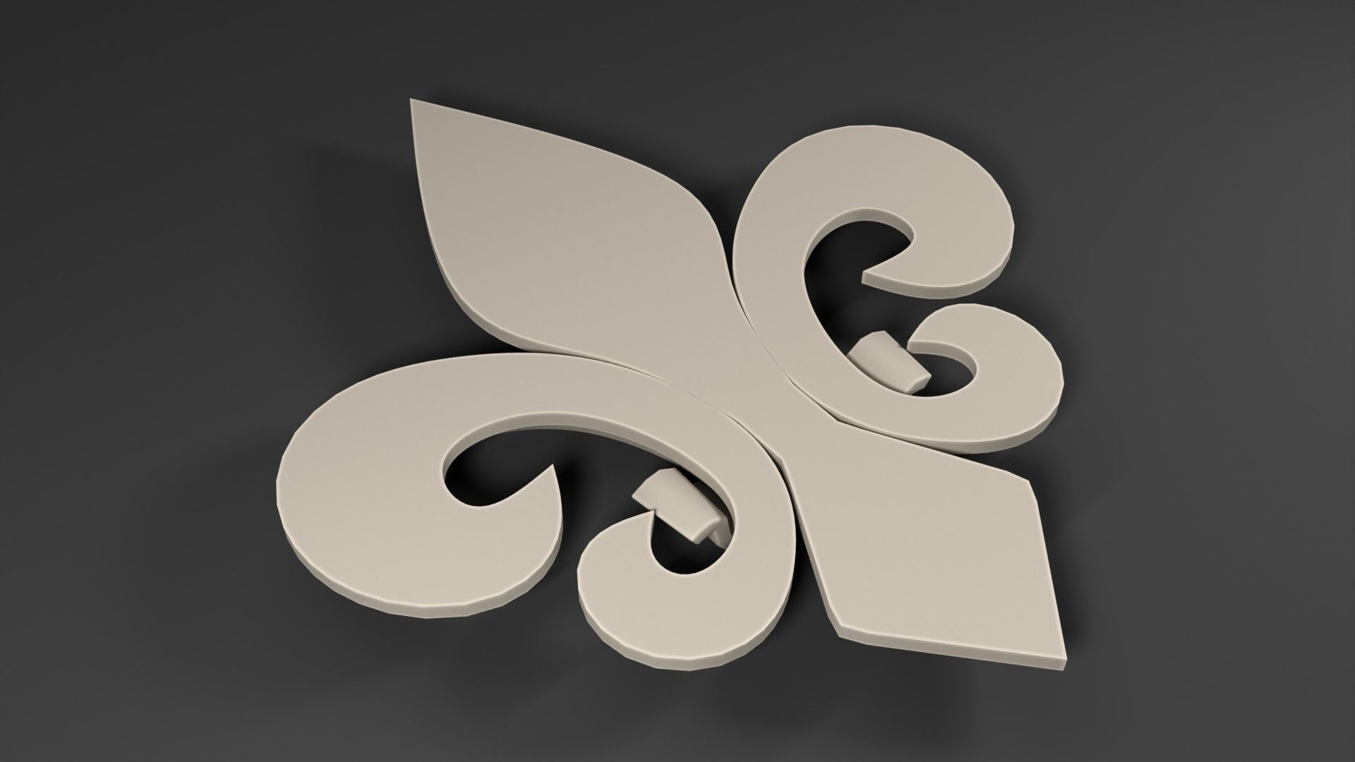 Fleur de Lis 3D model | CGTrader
