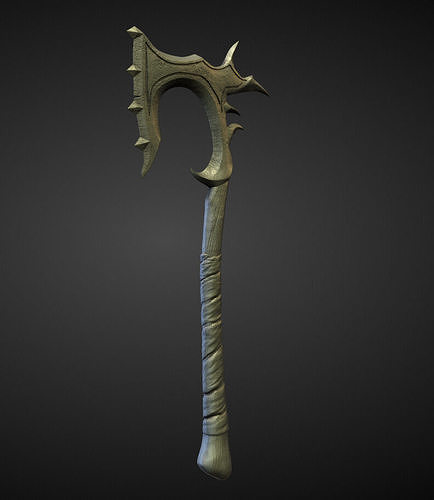 3D model AXE4 high and low poly VR / AR / low-poly | CGTrader