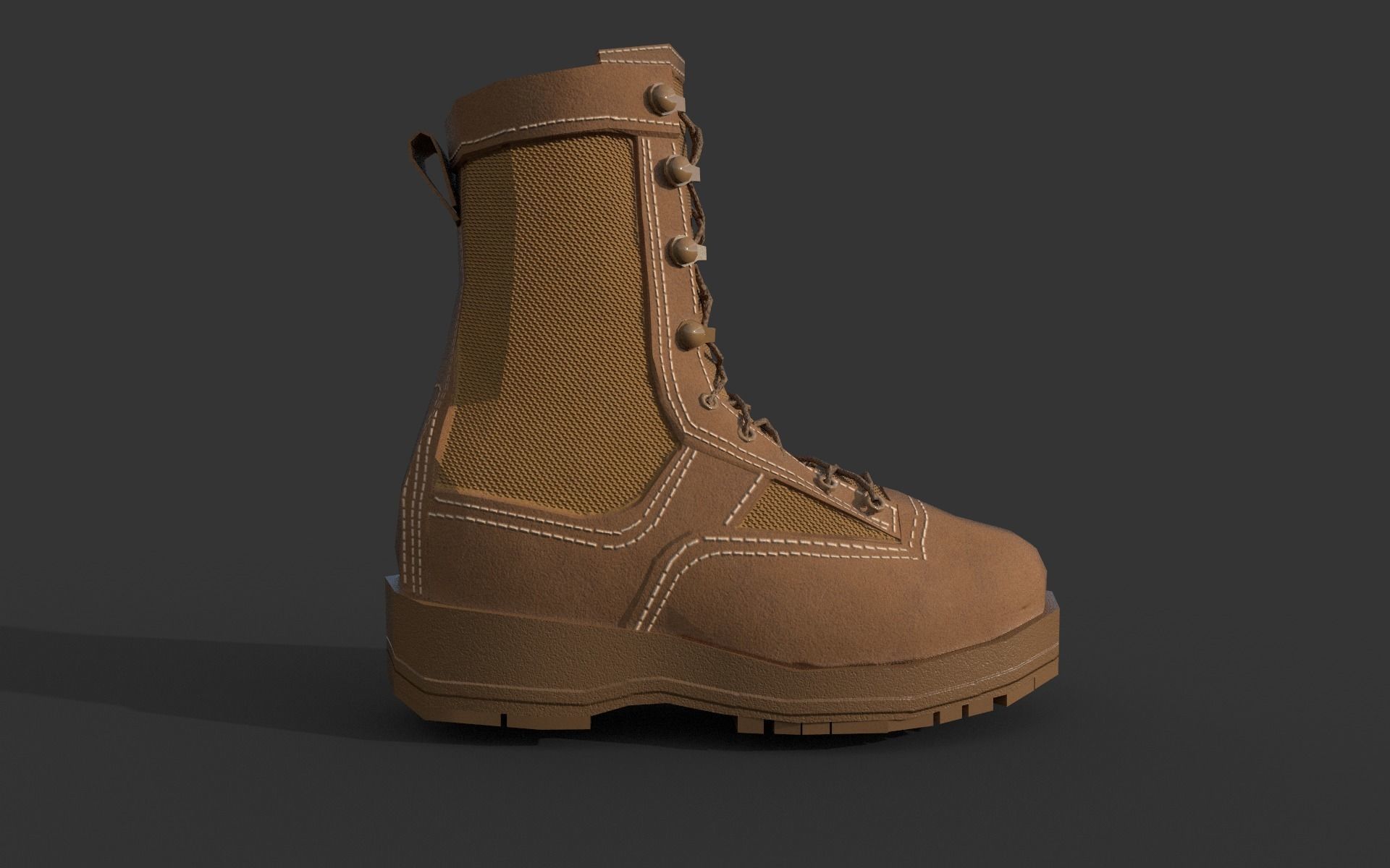 3D model Air Force Boot VR / AR / low-poly | CGTrader