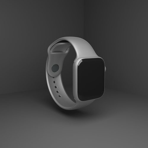 Apple Watch 3D Free and Smart Watch with Rubber Strap 3D model | CGTrader