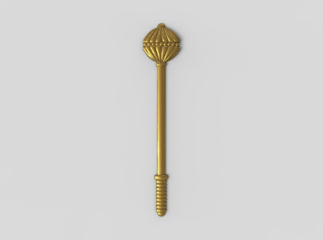 Mace club 02 3D model 3D printable | CGTrader