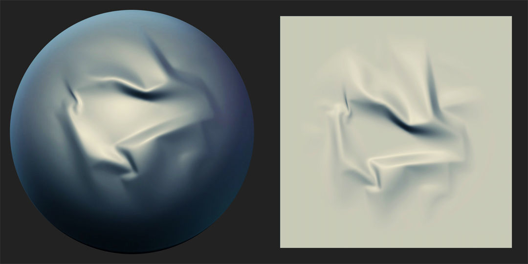 3D model Cloth Wrinkles VDM Brushes and Alpha Vol 1 VR / AR / low-poly ...
