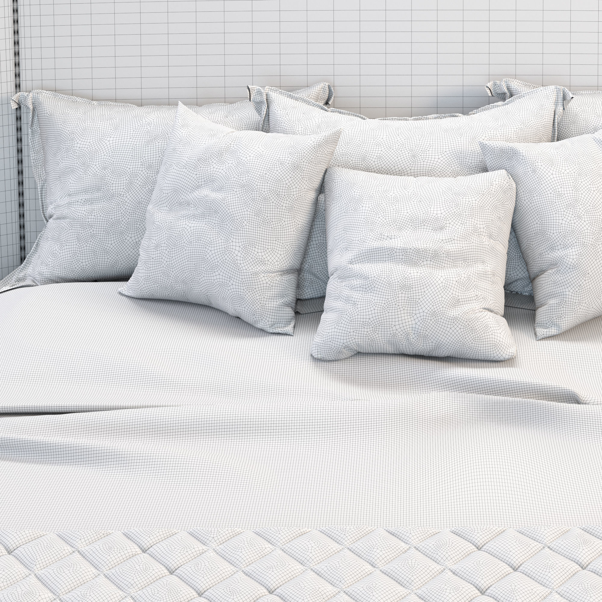Bed Letto Milano 3D model | CGTrader
