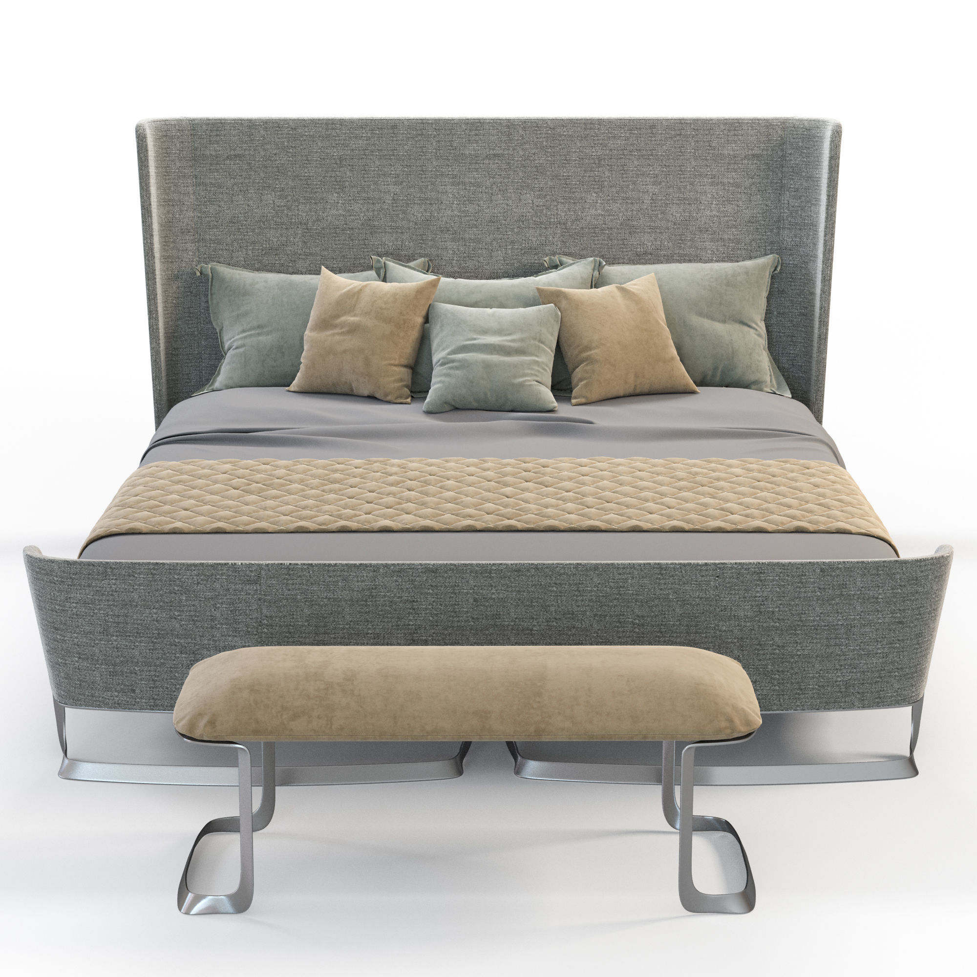 Bed Letto Milano 3D model | CGTrader