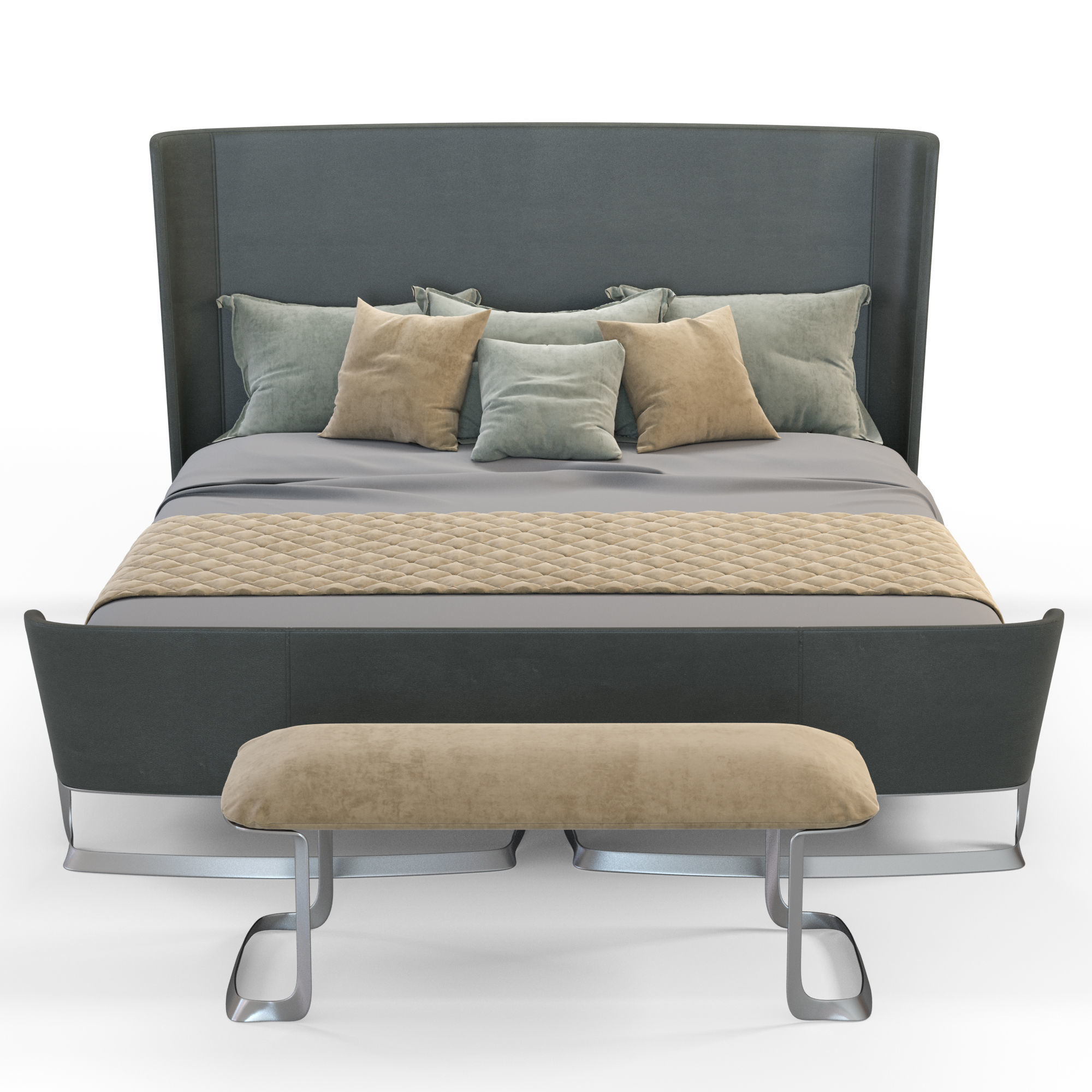 Bed Letto Milano 3D model | CGTrader