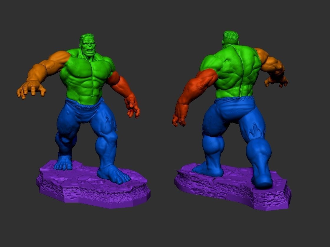 Hulk to print 3D model 3D printable | CGTrader