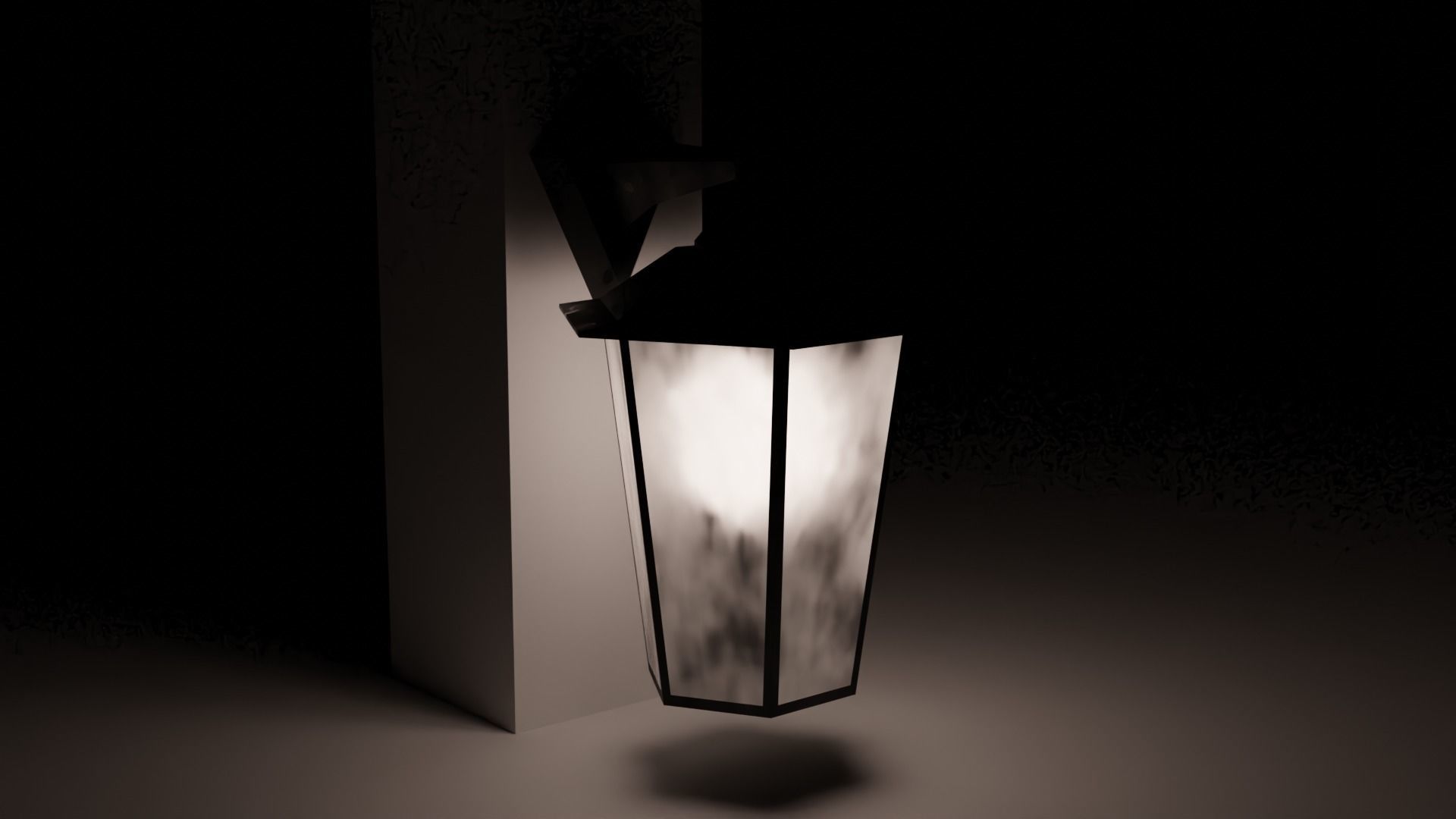 3D model Low Poly Old Street Lamp VR / AR / low-poly | CGTrader