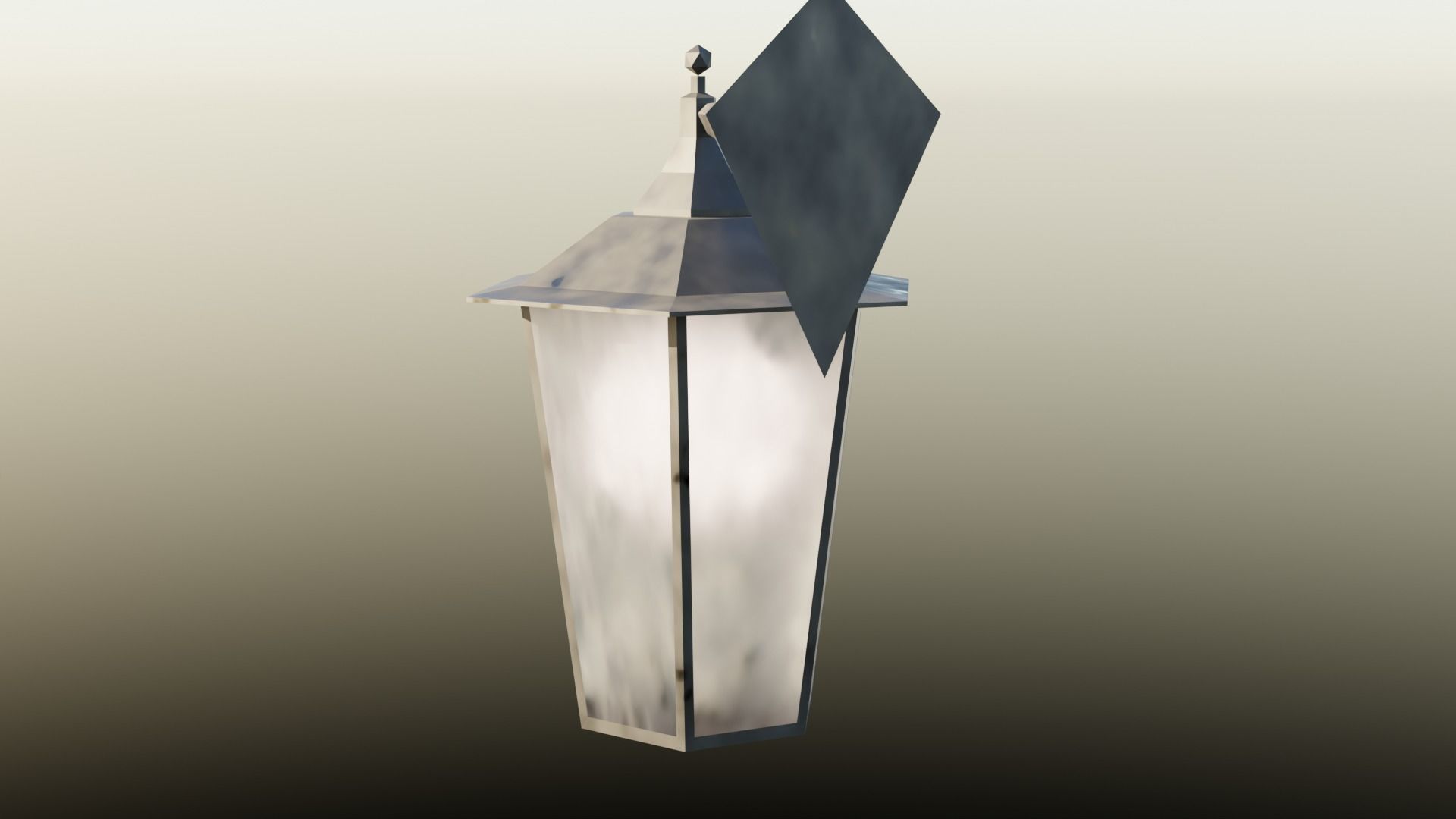 3D model Low Poly Old Street Lamp VR / AR / low-poly | CGTrader