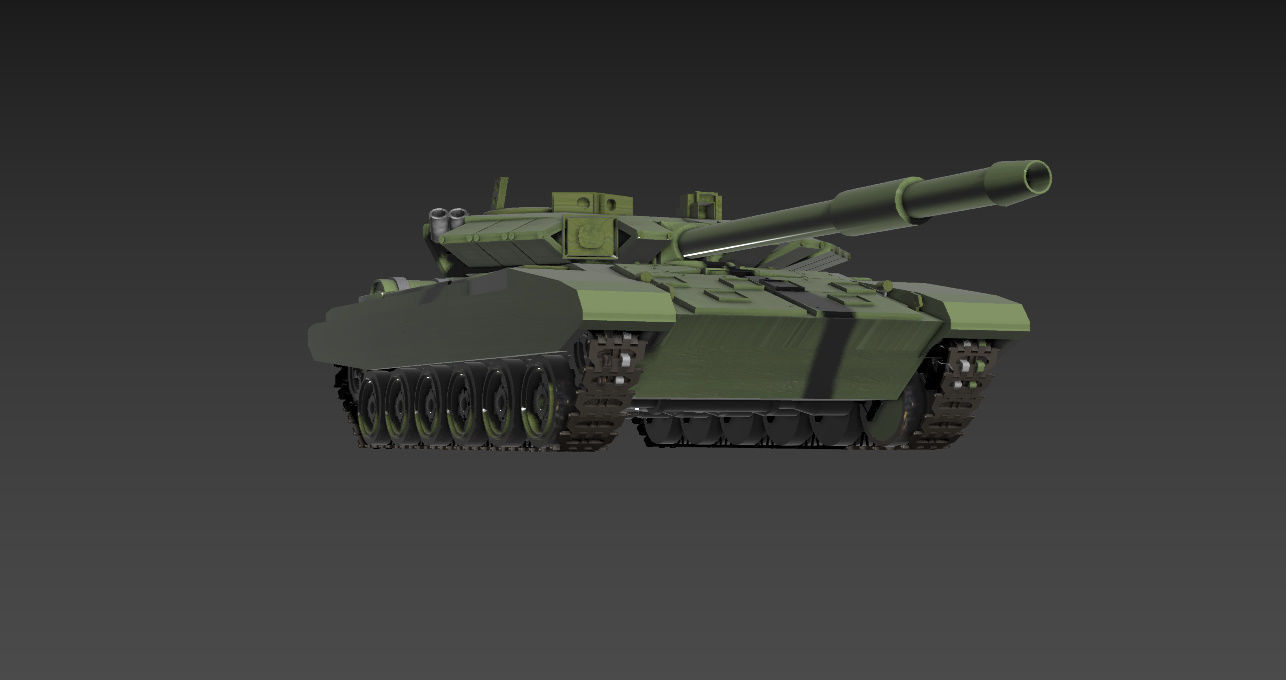 T-90A military tank 3D model | CGTrader
