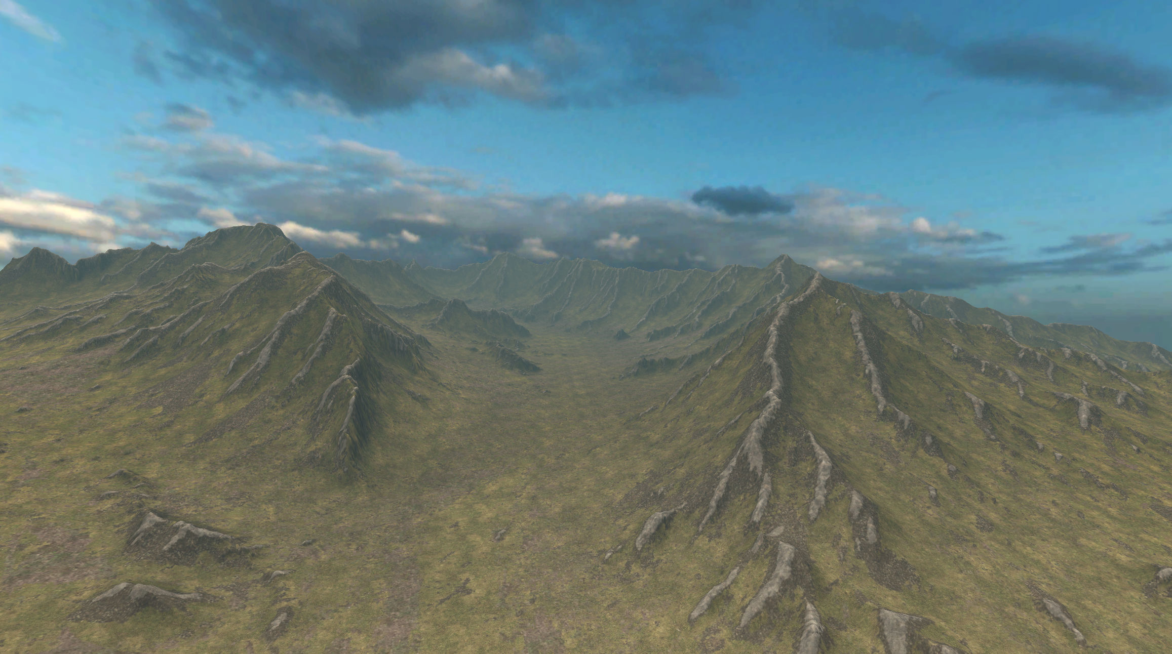 Terrain Set unity desert 3D model | CGTrader