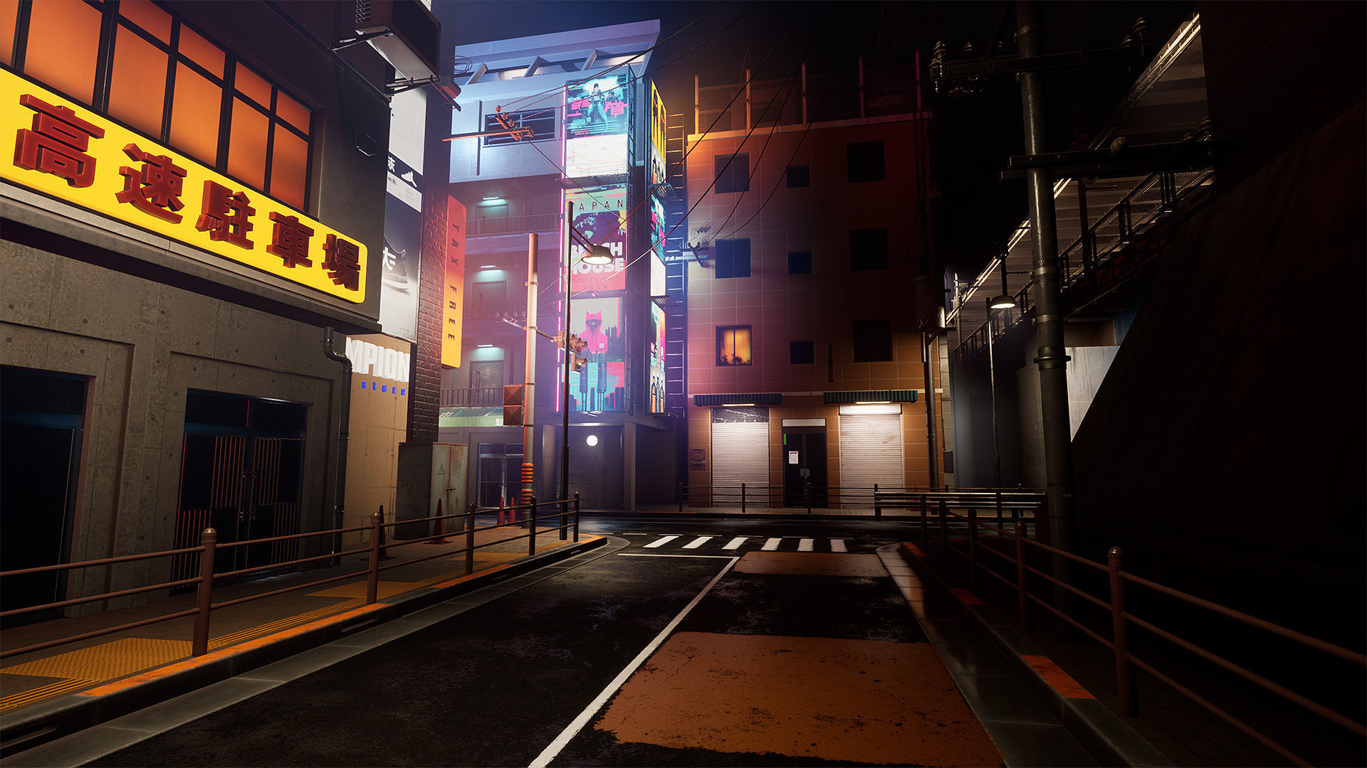 3D model Tokyo street Part 1 VR / AR / low-poly | CGTrader