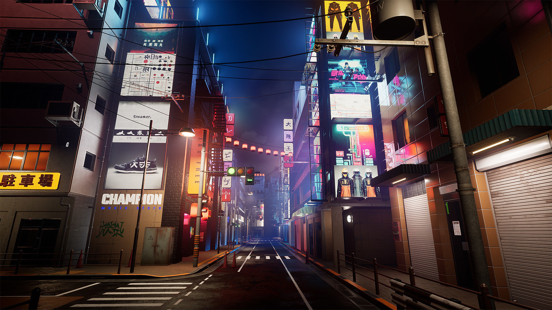 3D model Tokyo street Part 1 VR / AR / low-poly | CGTrader