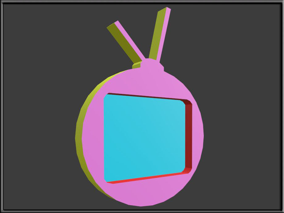 3D model Frame TV VR / AR / low-poly | CGTrader