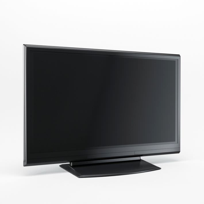 Lcd Television Monitor Screen 3D model | CGTrader