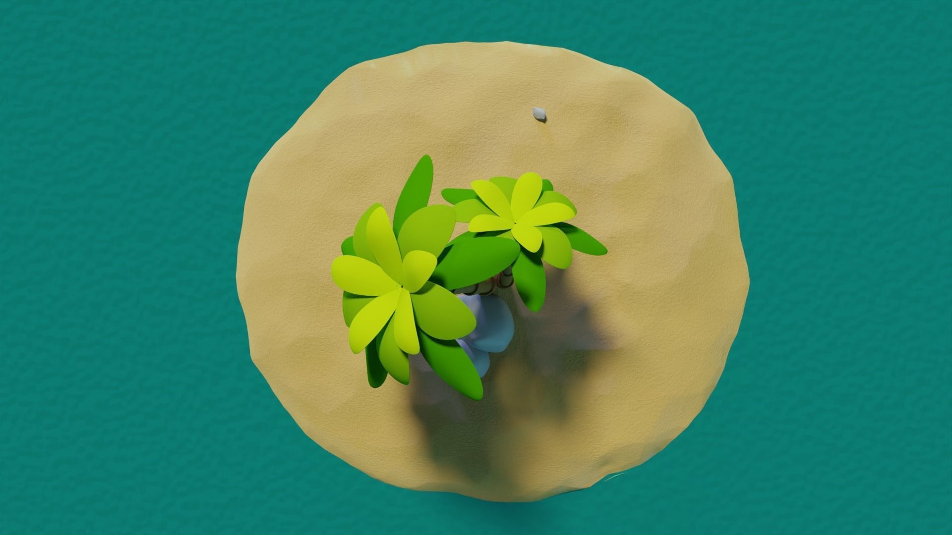 Stylized Palm Tree 3D model | CGTrader