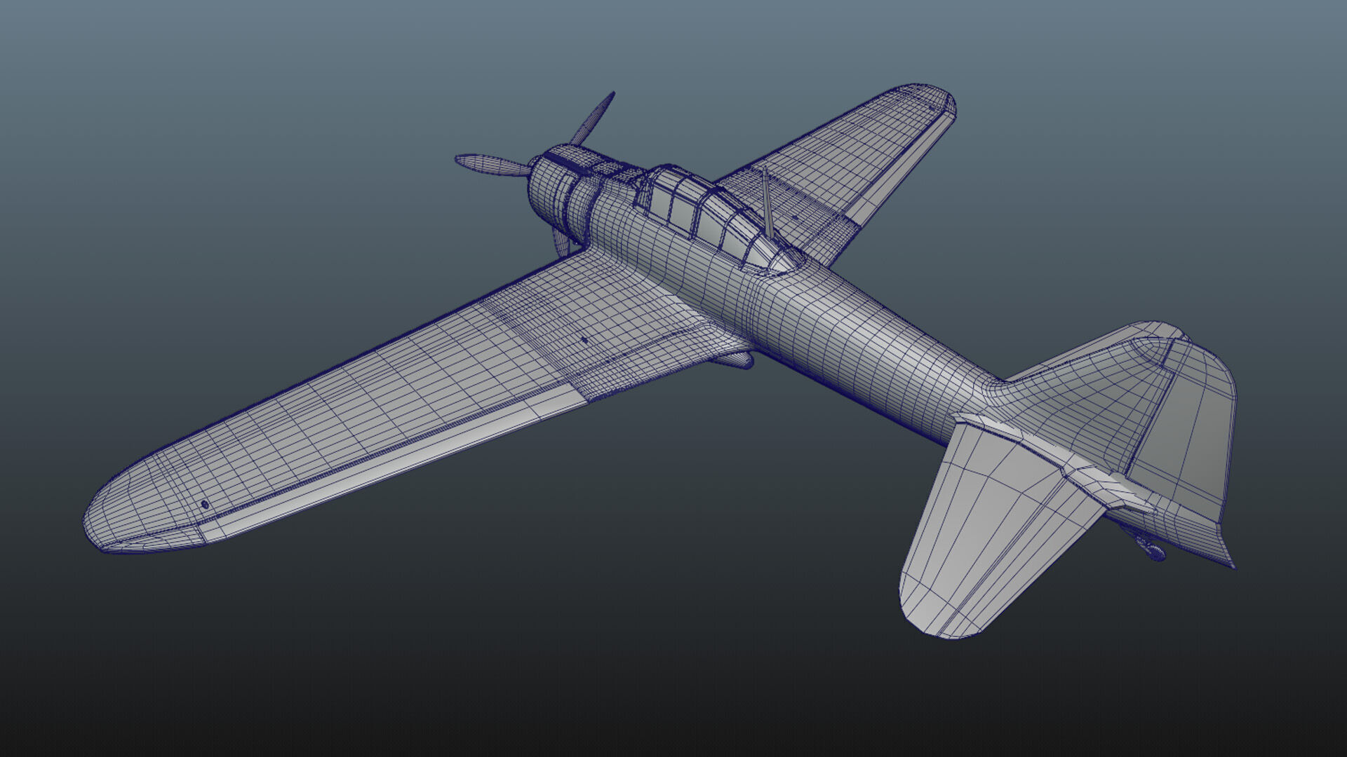 Mitsubishi A6m Zero - WW2 Japan aircraft 3D model rigged | CGTrader