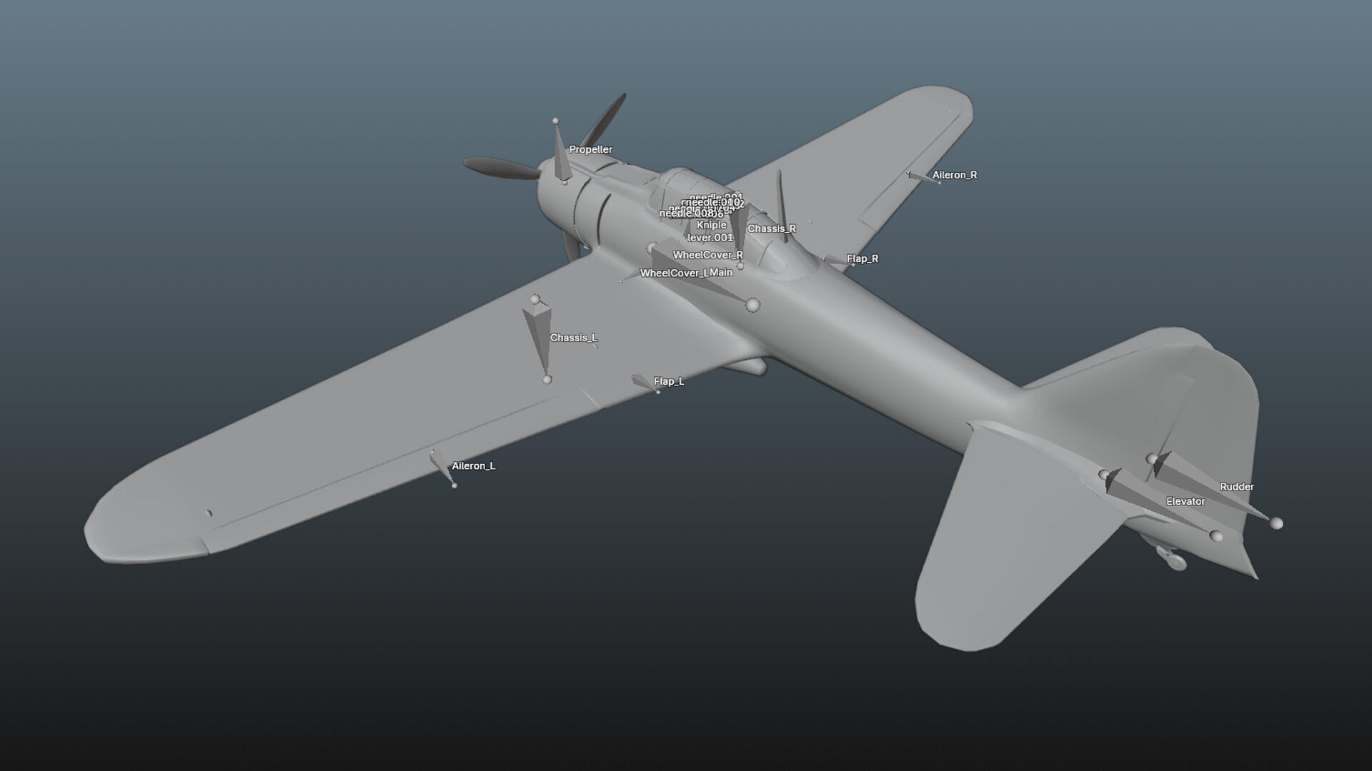 Mitsubishi A6m Zero - WW2 Japan aircraft 3D model rigged | CGTrader