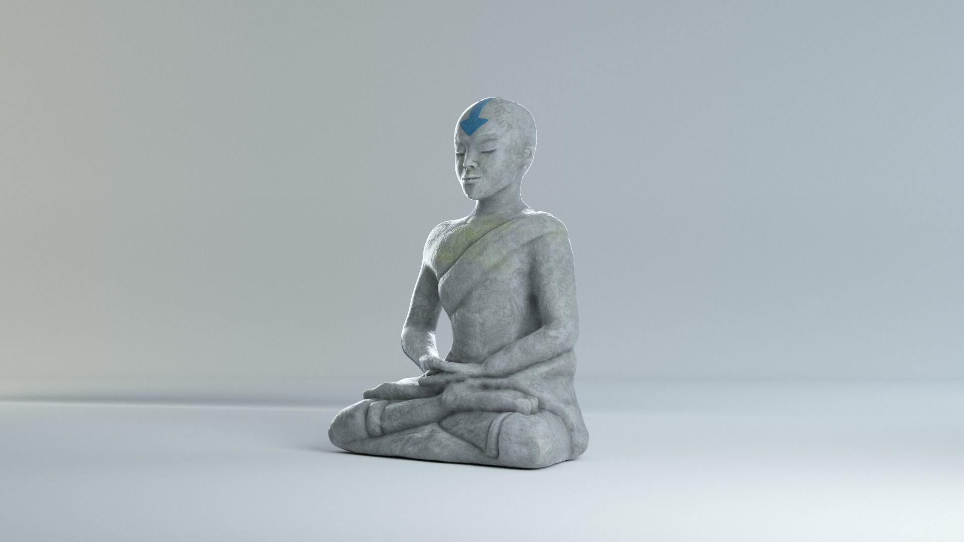 Avatar Airbender Buddha Statue 3D model 3D printable | CGTrader