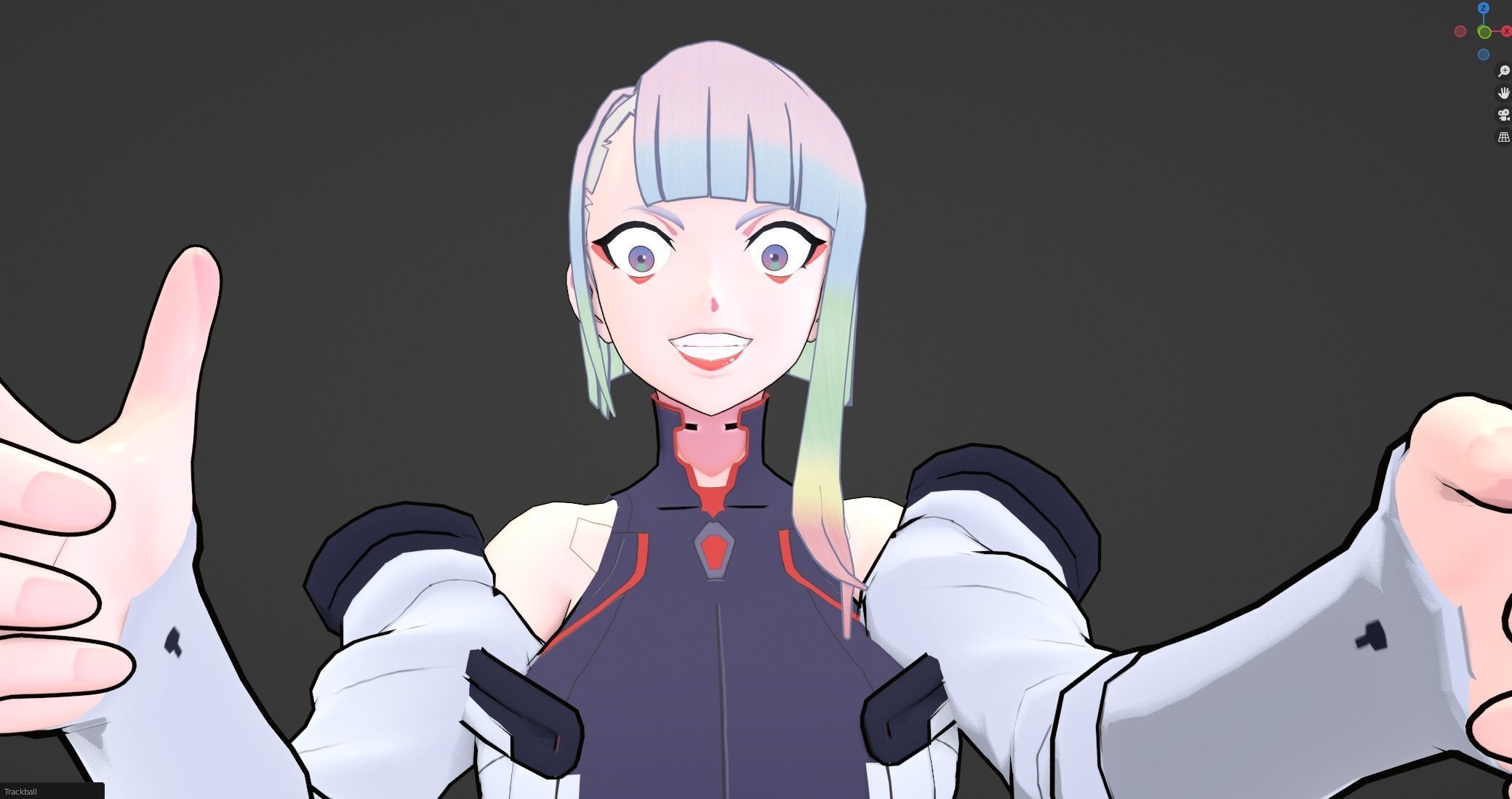 LUCY CYBERPUNK EDGERUNNER 3D model rigged | CGTrader