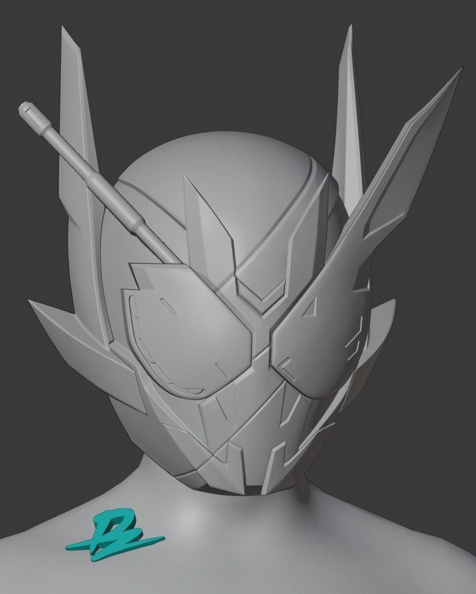 Kamen Rider Build Hazard 3D model 3D printable | CGTrader