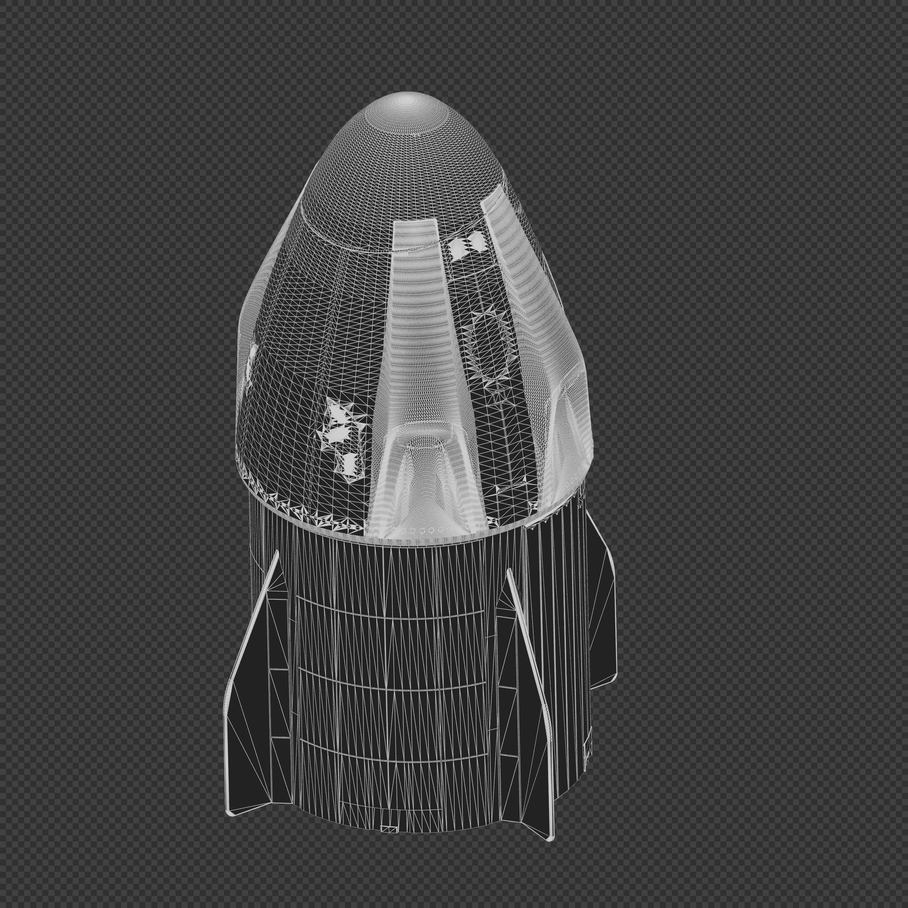 SpaceX Crew Dragon 3D model | CGTrader