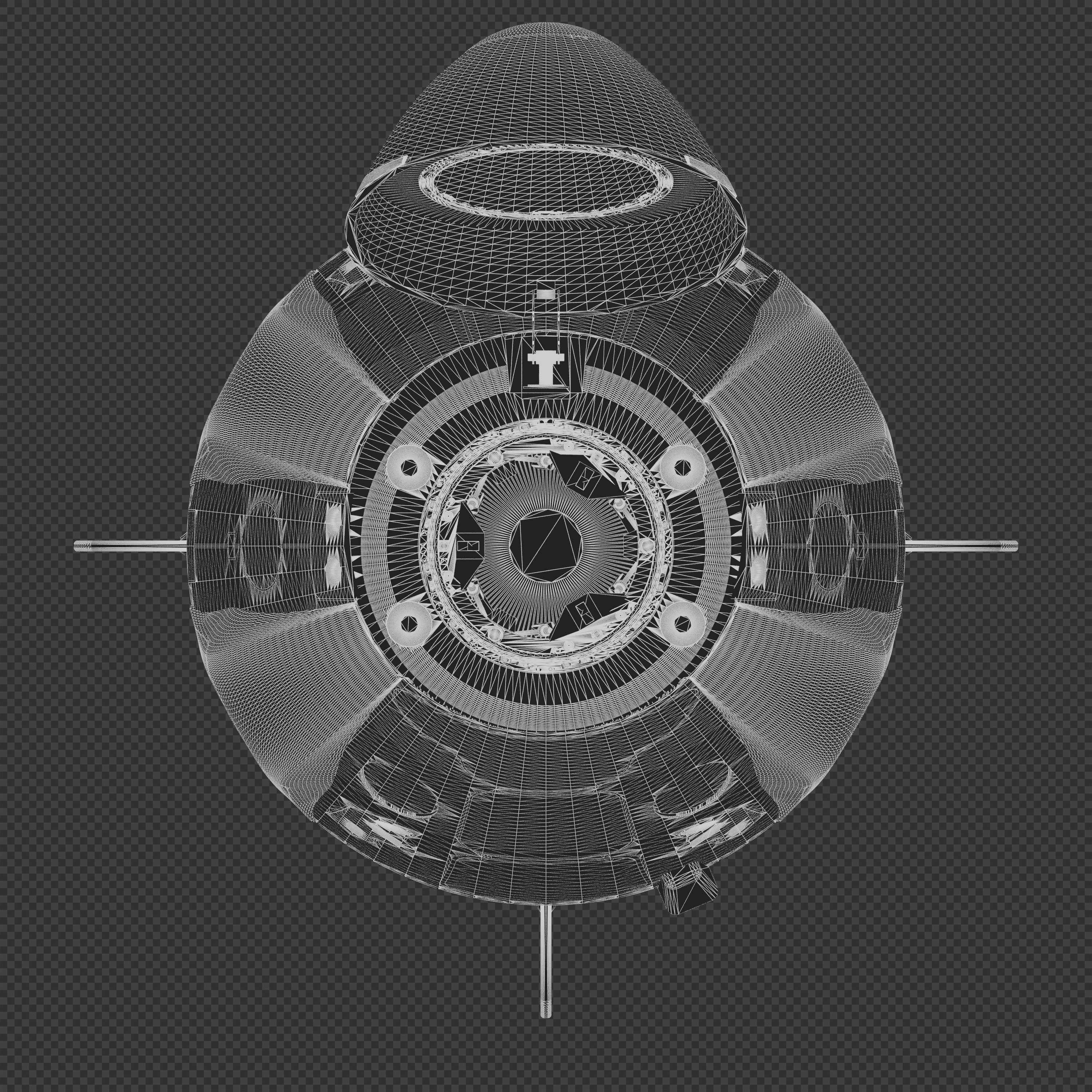 SpaceX Crew Dragon 3D model | CGTrader