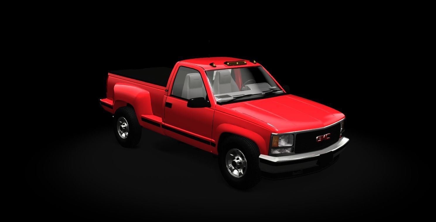 gmc 1996 sierra 3D model animated rigged | CGTrader