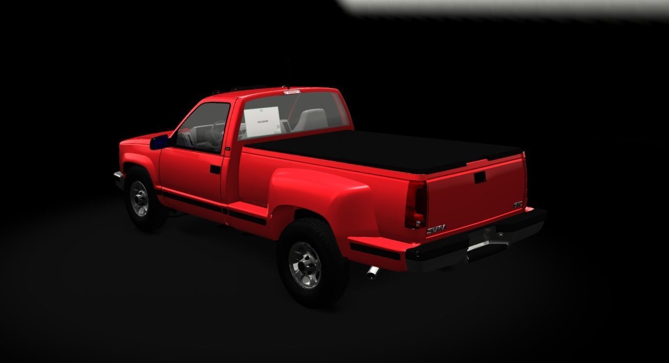 gmc 1996 sierra 3D model animated rigged | CGTrader