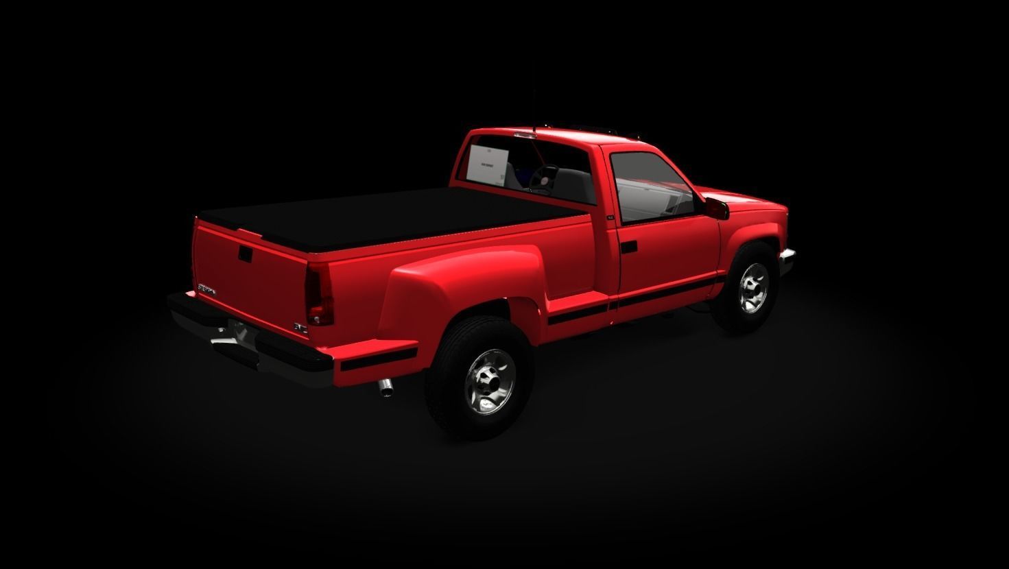 gmc 1996 sierra 3D model animated rigged | CGTrader