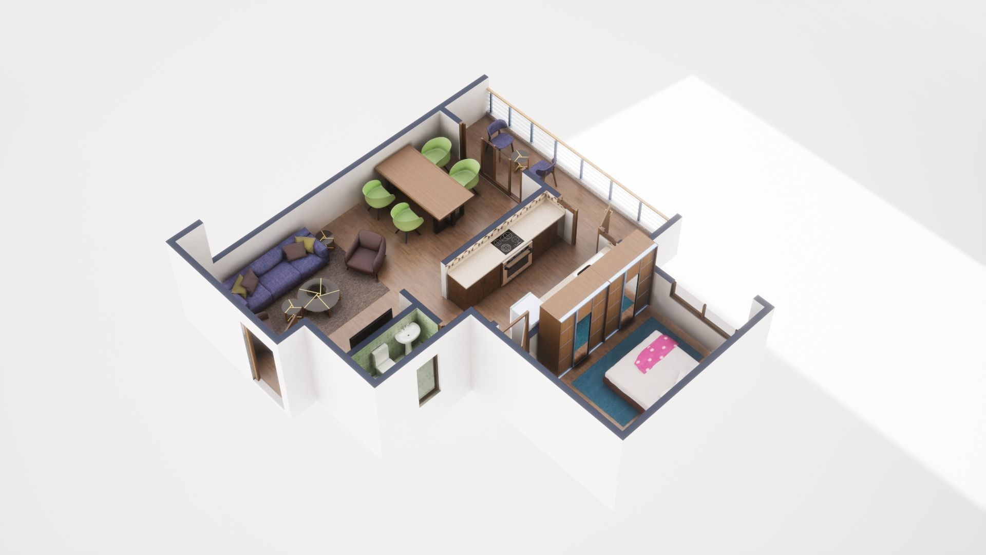 3D Floor Plan model 09 3D model | CGTrader