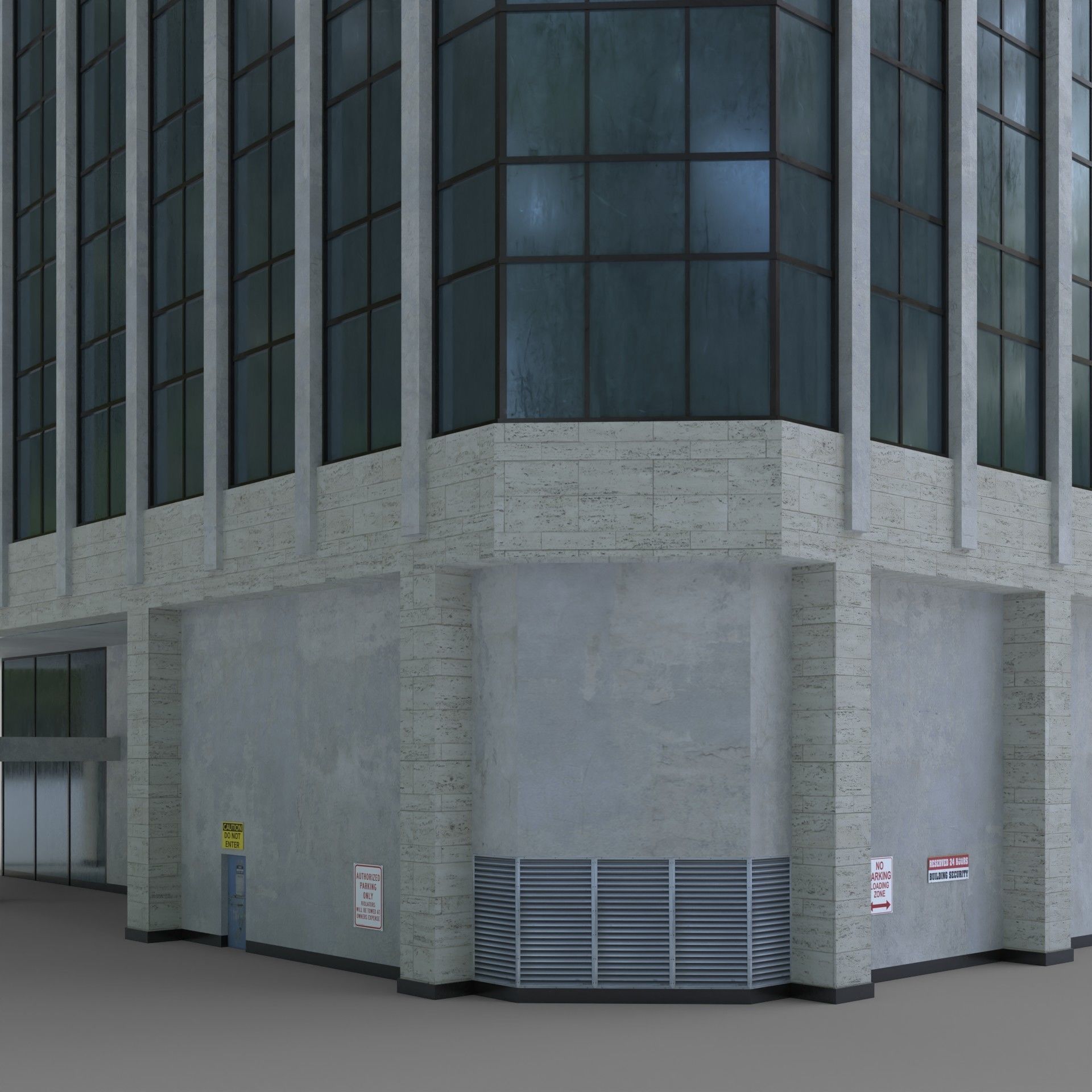 3D model Highrise office building A VR / AR / low-poly | CGTrader