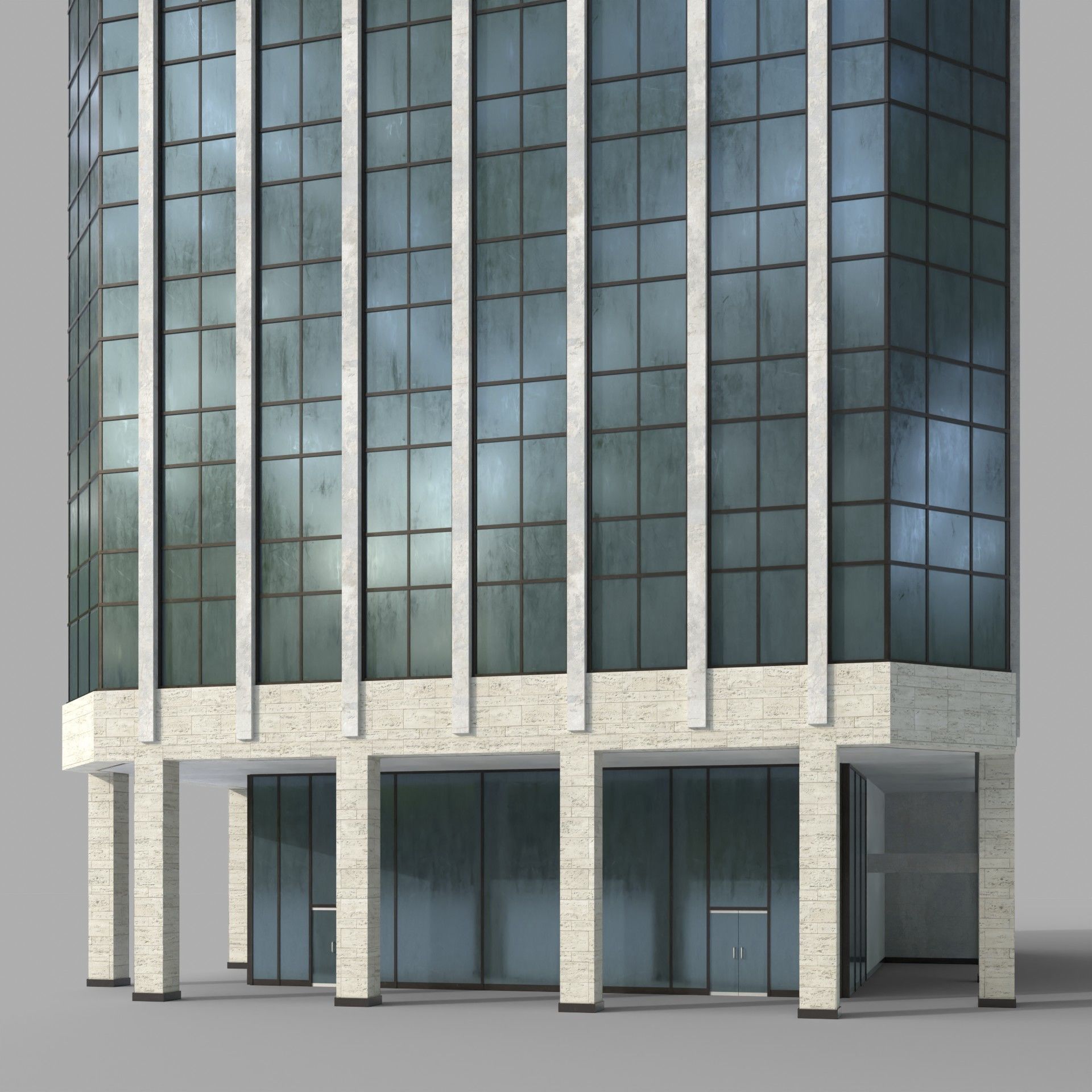 3D model Highrise office building A VR / AR / low-poly | CGTrader