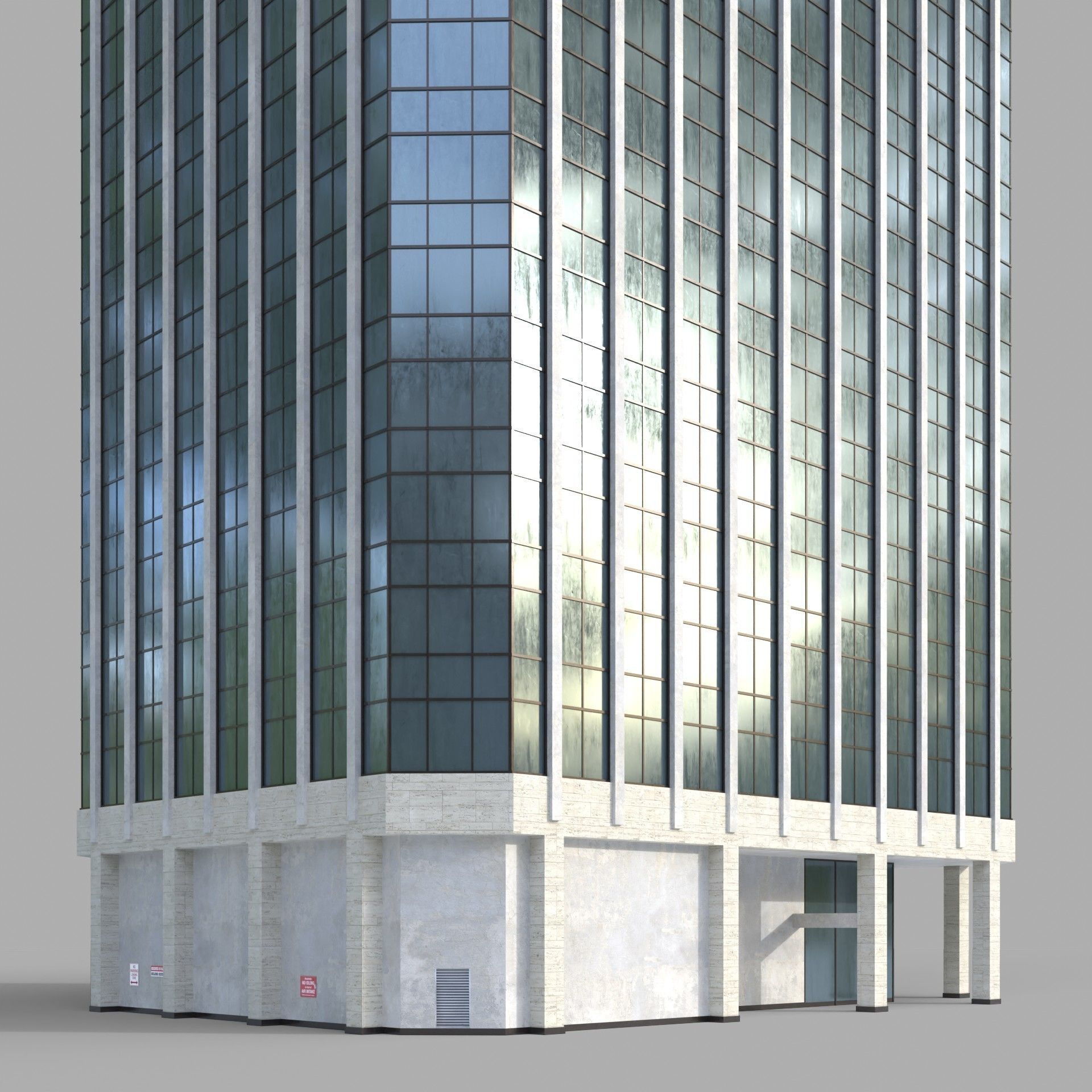 3D model Highrise office building A VR / AR / low-poly | CGTrader