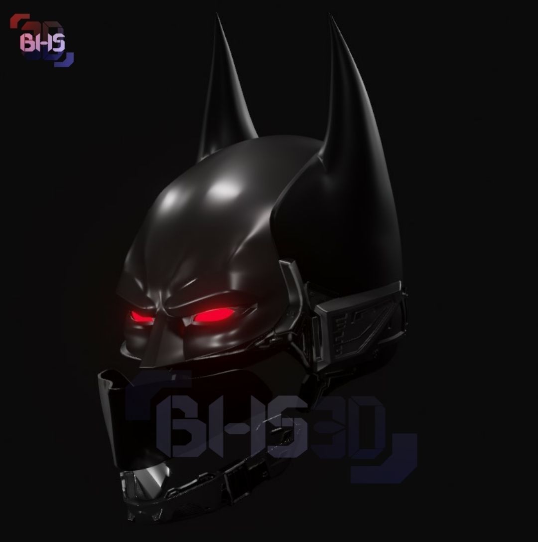 Batman Beyond Helmet 3D model 3D printable | CGTrader