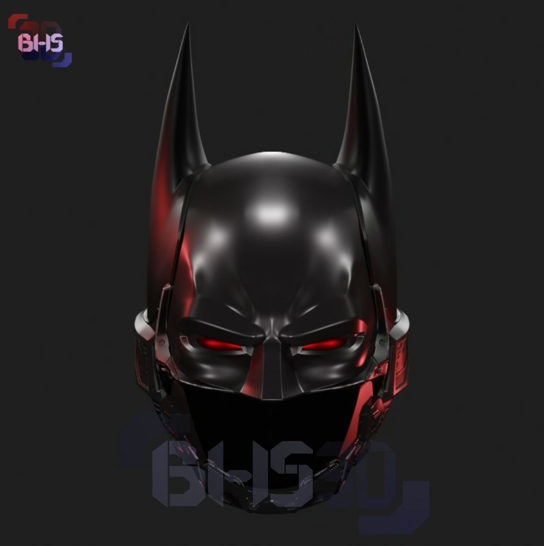 Batman Beyond Helmet 3D model 3D printable | CGTrader