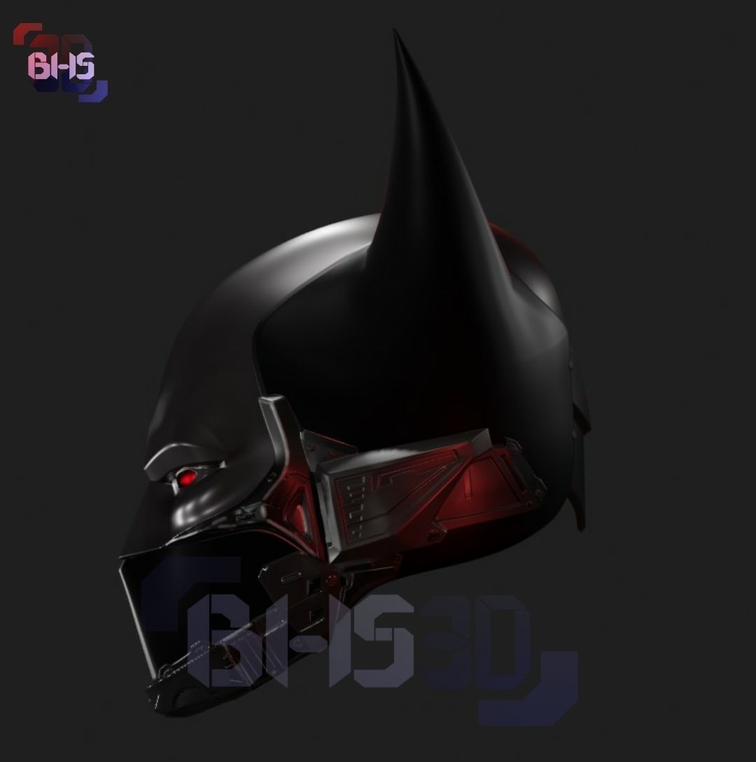 Batman Beyond Helmet 3D model 3D printable | CGTrader