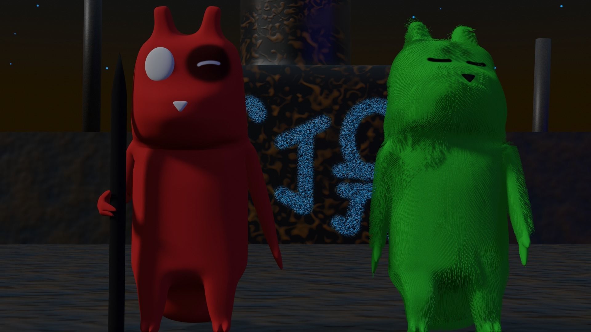 3D model SlugCat VR / AR / low-poly | CGTrader