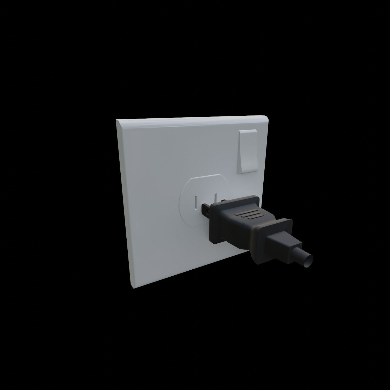 Type A Plug and Socket 3D model 3D printable | CGTrader