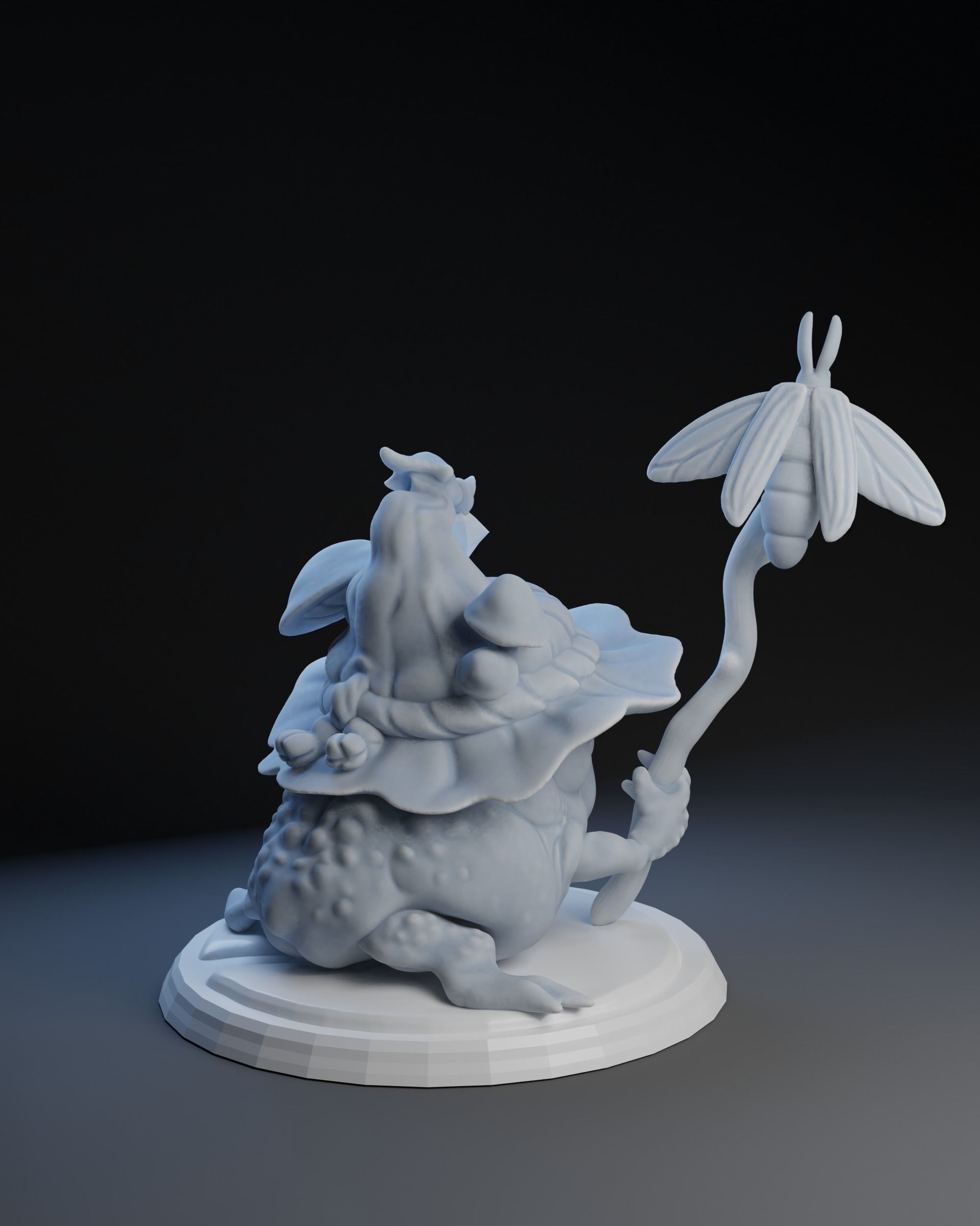 Toad Wizard 3D model 3D printable | CGTrader