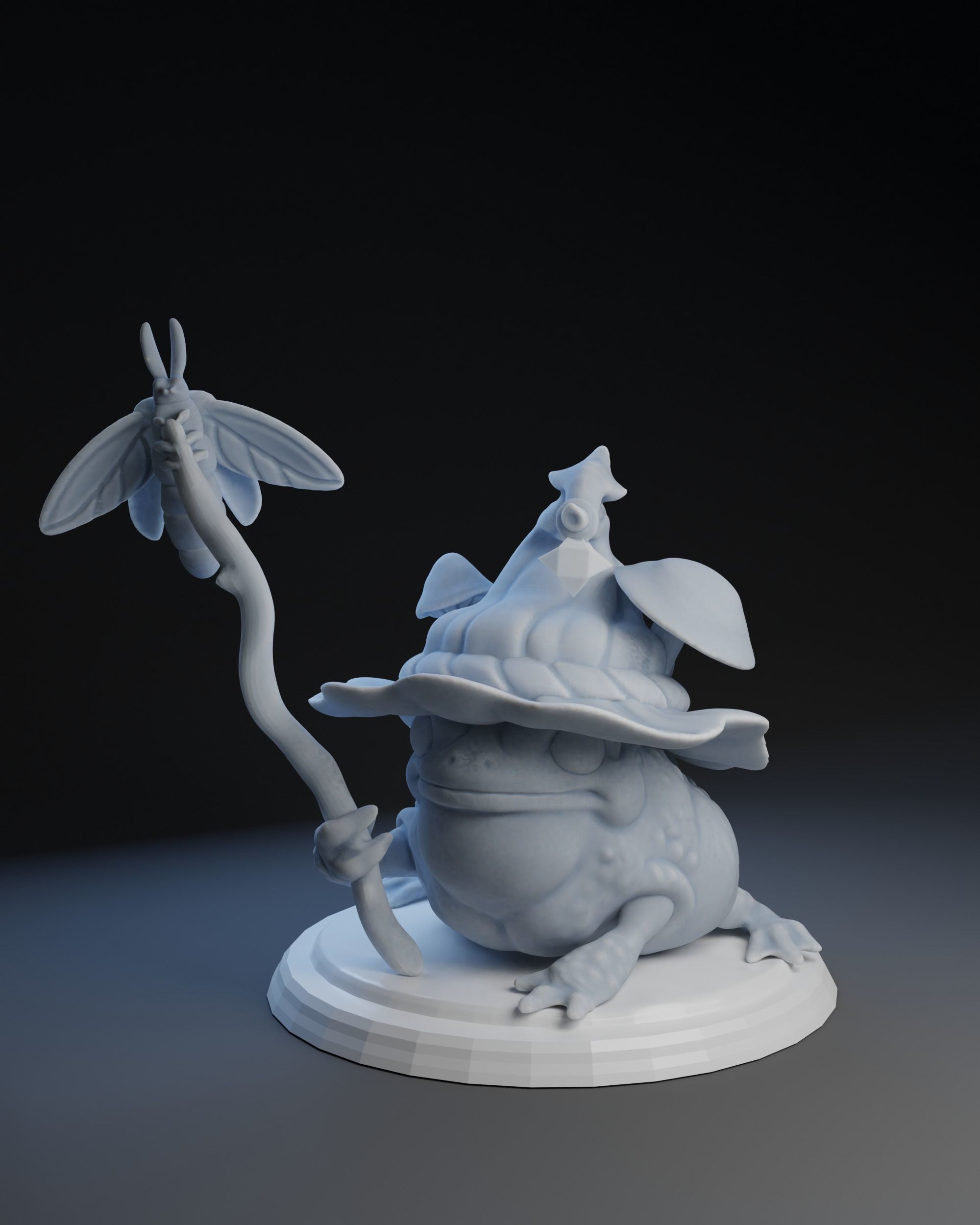 Toad Wizard 3D model 3D printable | CGTrader