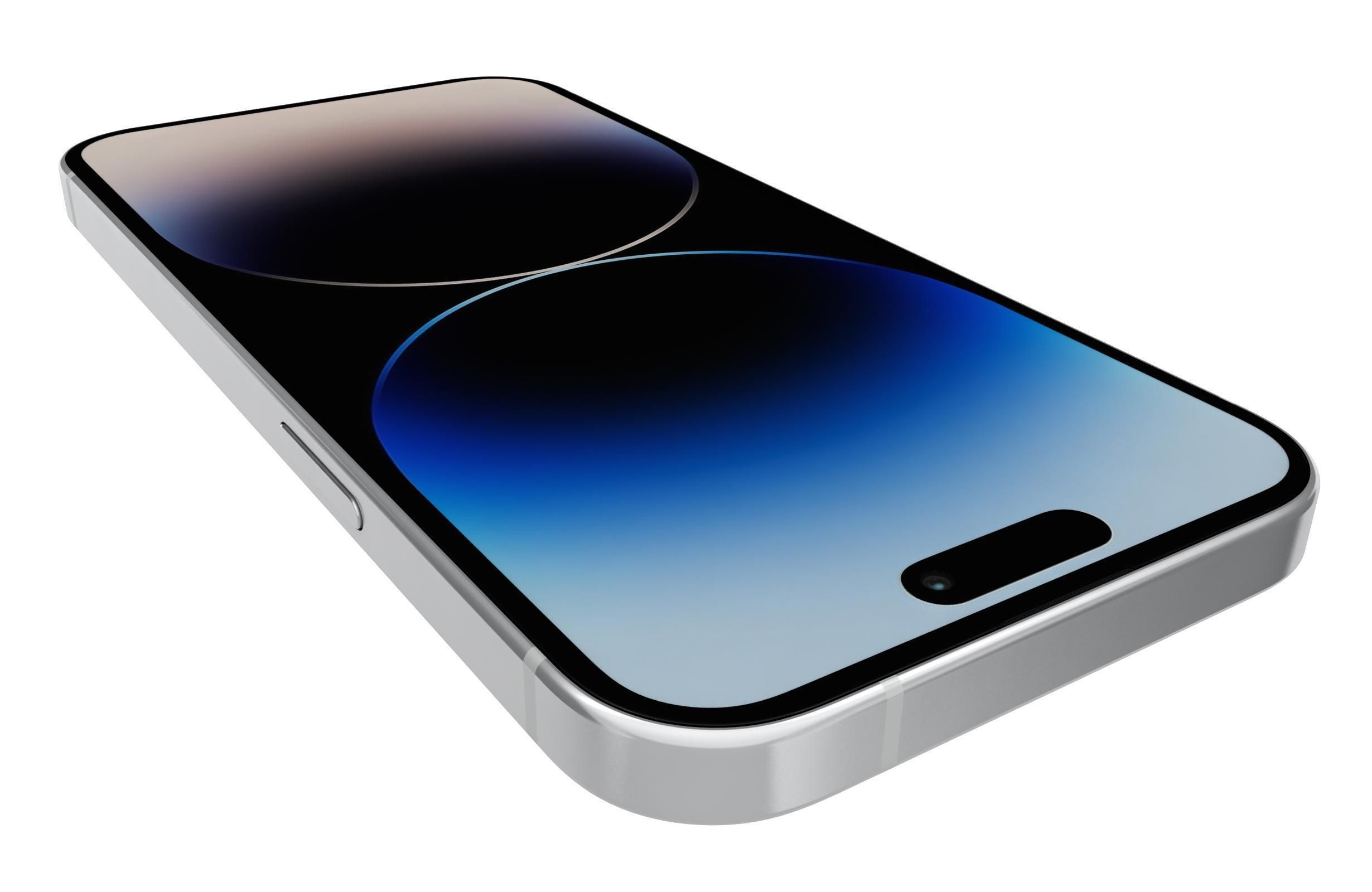 Apple iPhone 14 Pro White 3D model | CGTrader