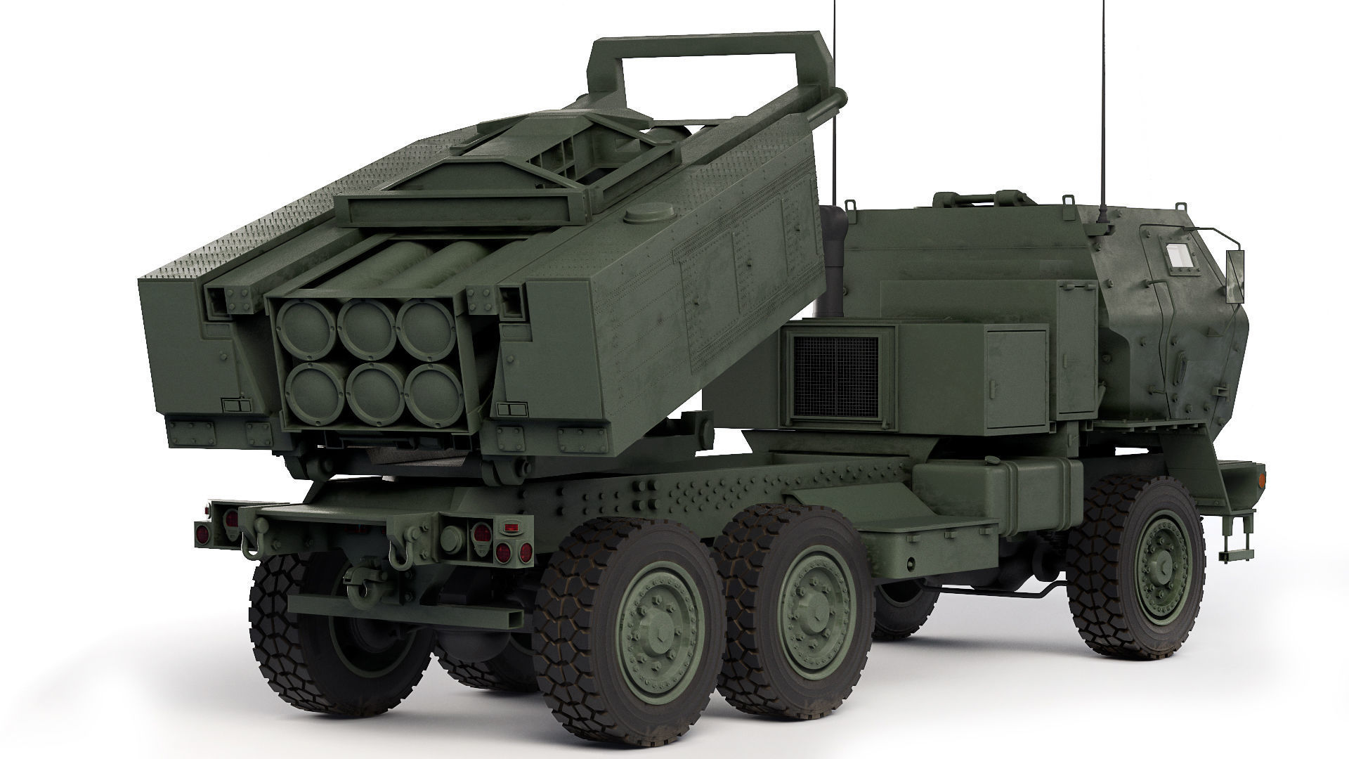 MLRS M142 HIMARS 2006 3D model | CGTrader