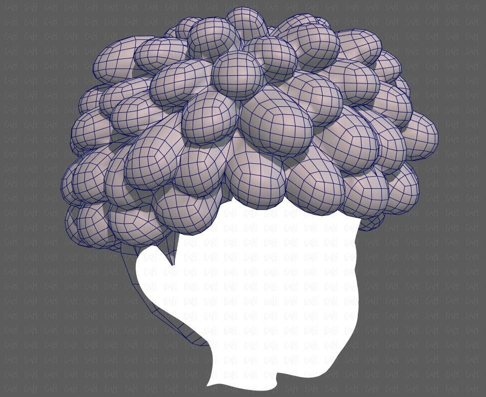 3D model Base Hair for Boy V37 VR / AR / low-poly | CGTrader